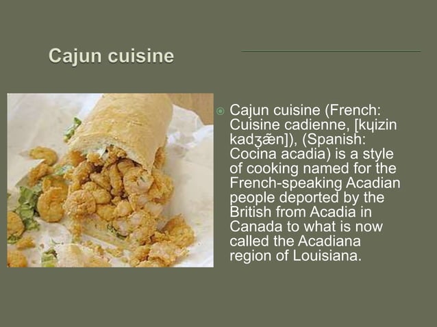 TYPES OF CUISINE | PPTX
