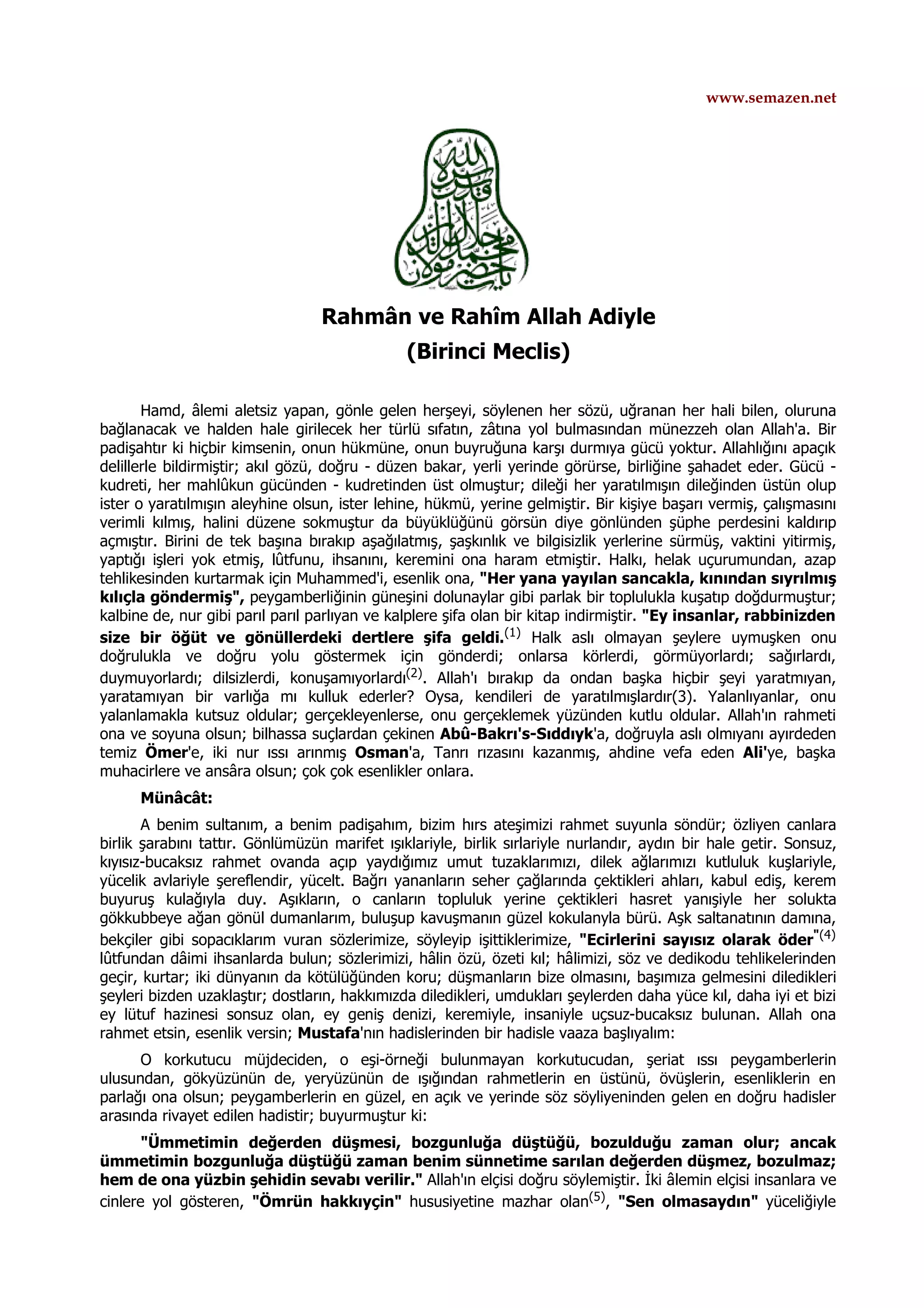 Mecalis i saba | PDF