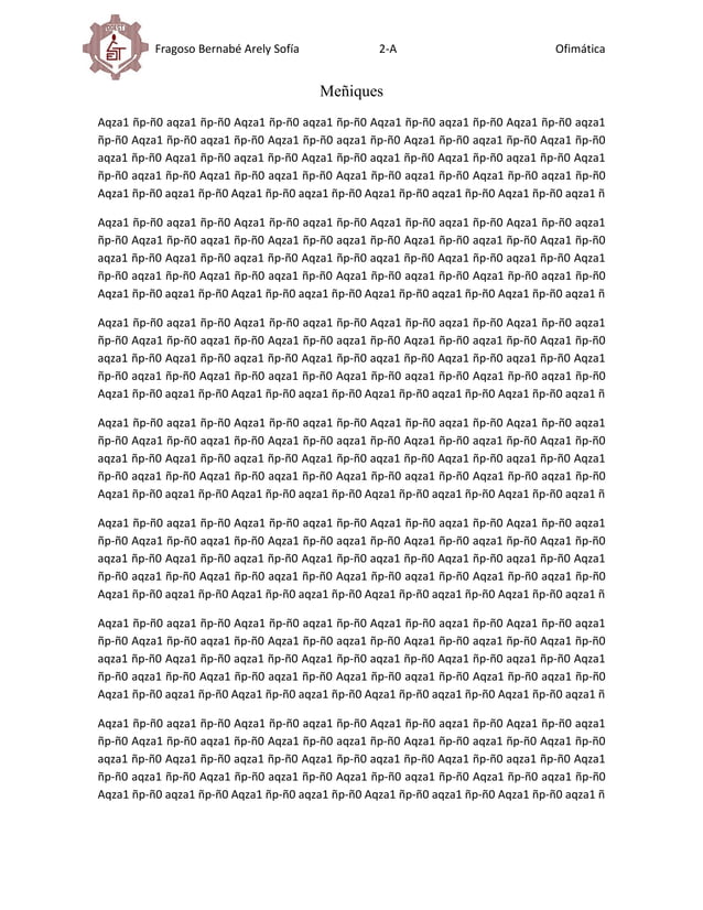 Mecanografía (ejercicios) | PDF