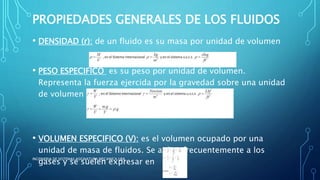 Mecanica de fluidos ingenieria de sistemas | PPTX