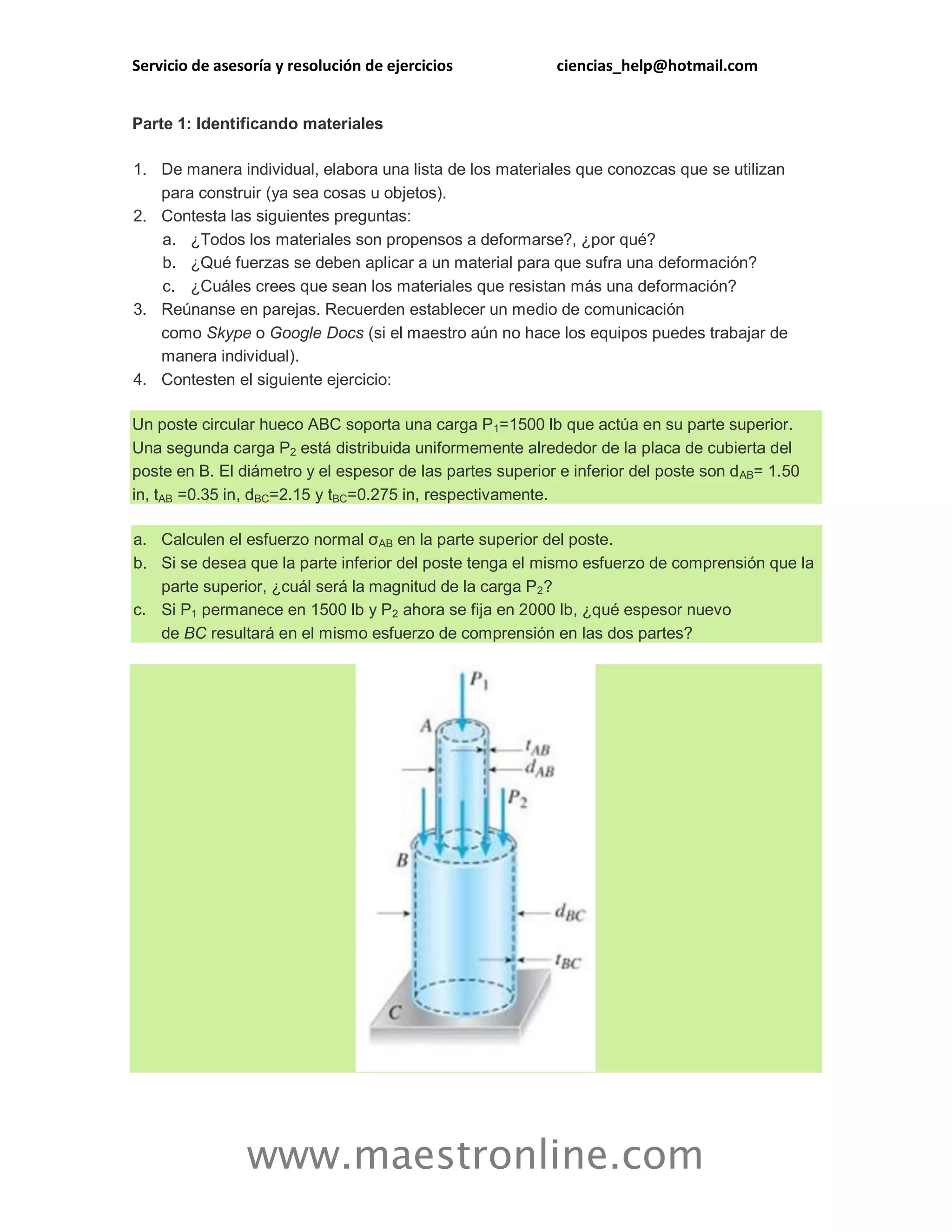 Mecanica de materiales | PDF
