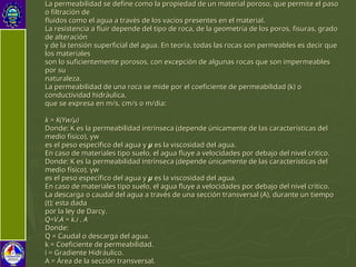 La matriz rocosa y propiedades de la misma | PPT