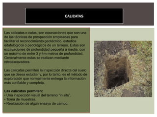 Mecanica de suelos 2 exploracion de suelos | PDF