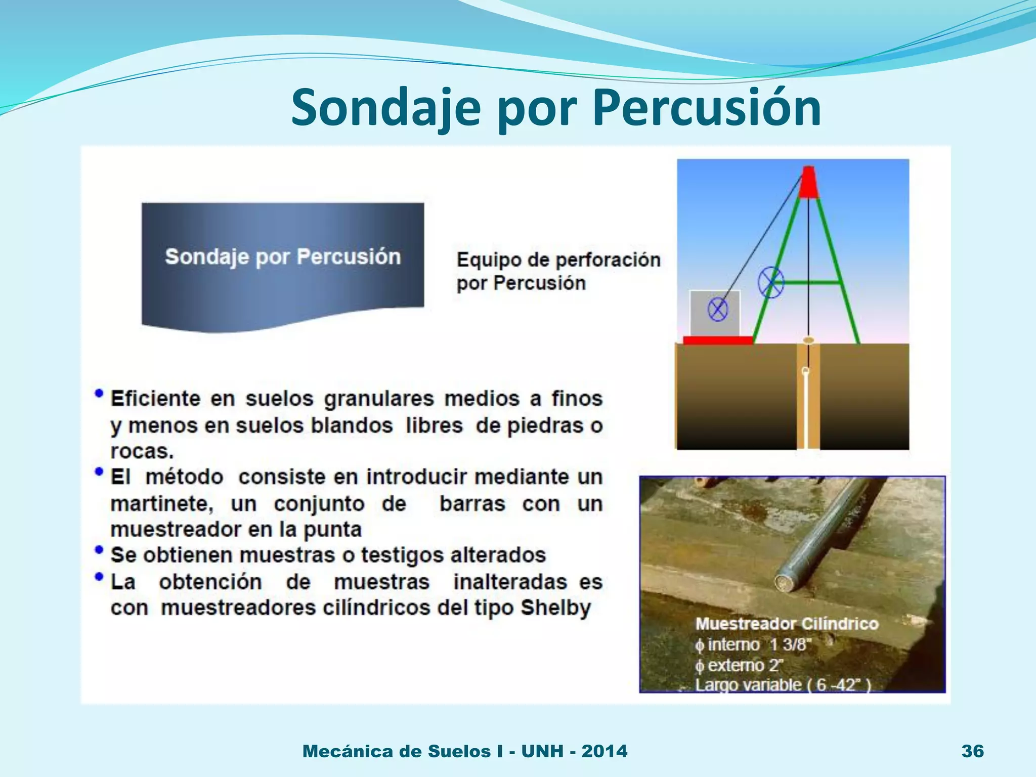 Mecanica de suelos i 10 exploracion de suelos | PDF