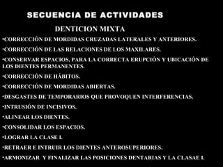 Mecanica de tratamiento en dentición mixta. filosofía de Roth | PPT