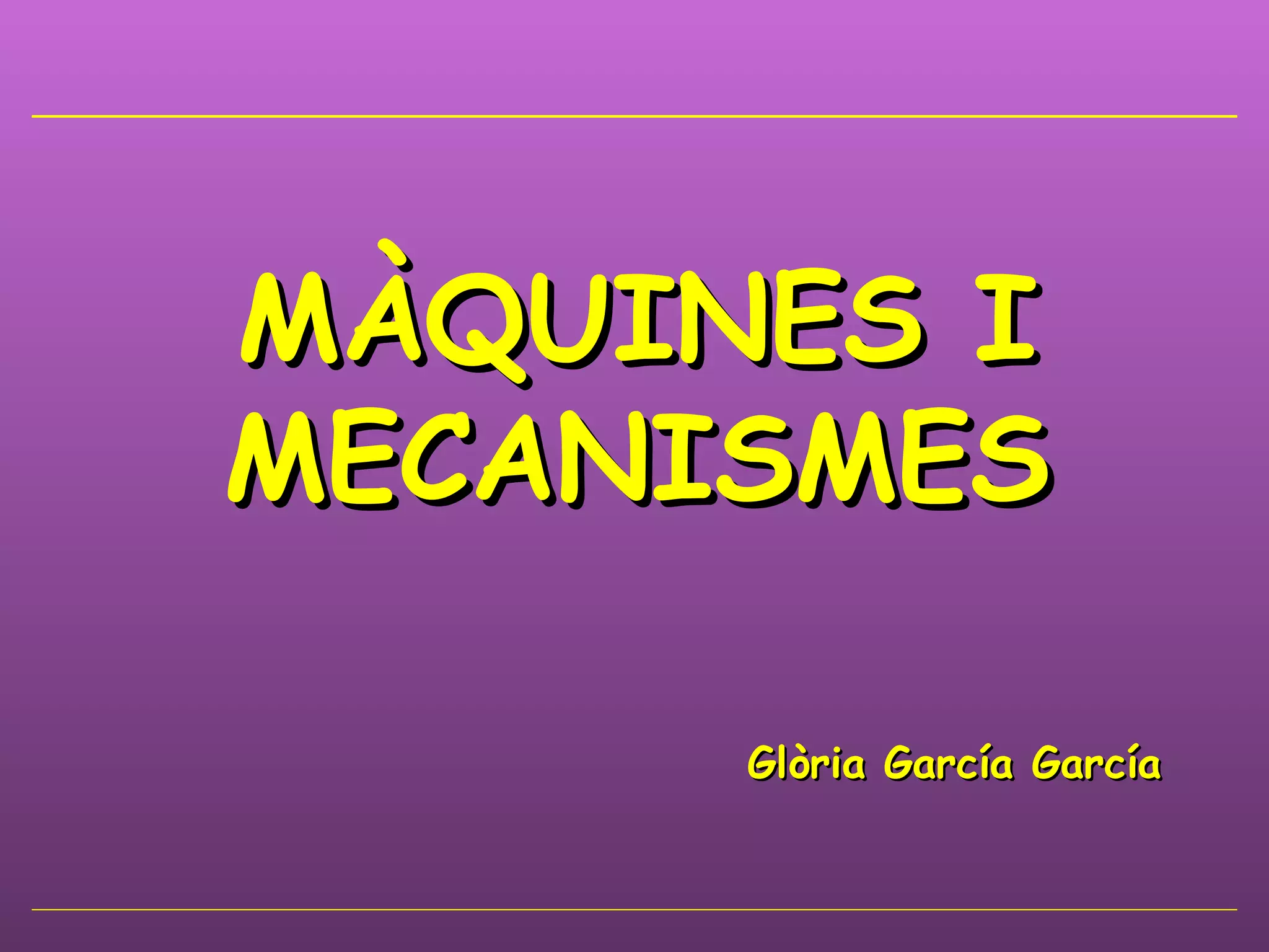 Mecanismes 2016 | PPT