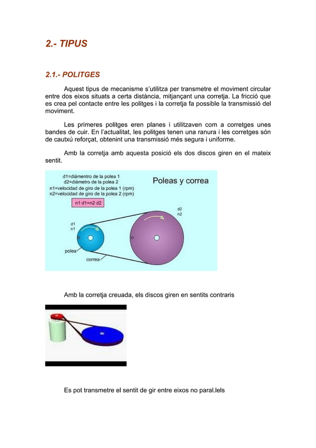 Mecanismes de transmissio circular | DOC