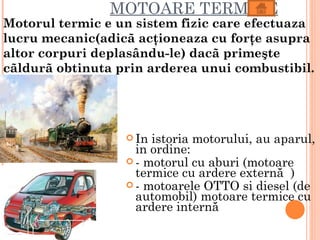Mecanisme si motoare termice | PPS