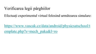 Mecanisme simple. parghia | PPTX