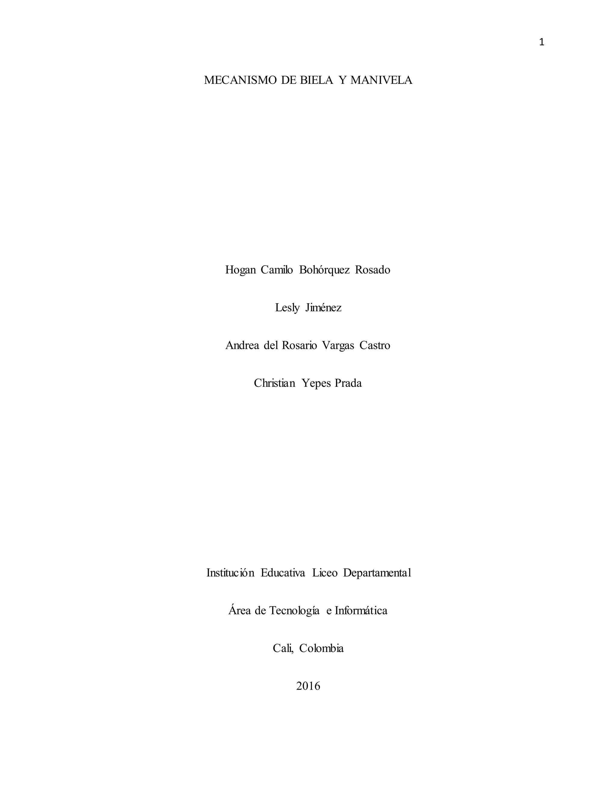 Mecanismo de-biela-y-manivela | PDF
