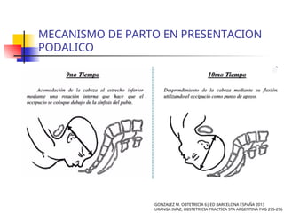 MECANISMO DEL PARTO PODALICO Y VARIEDADES JOSELYN ABAD.ppt