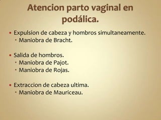 Mecanismo de parto | PPTX