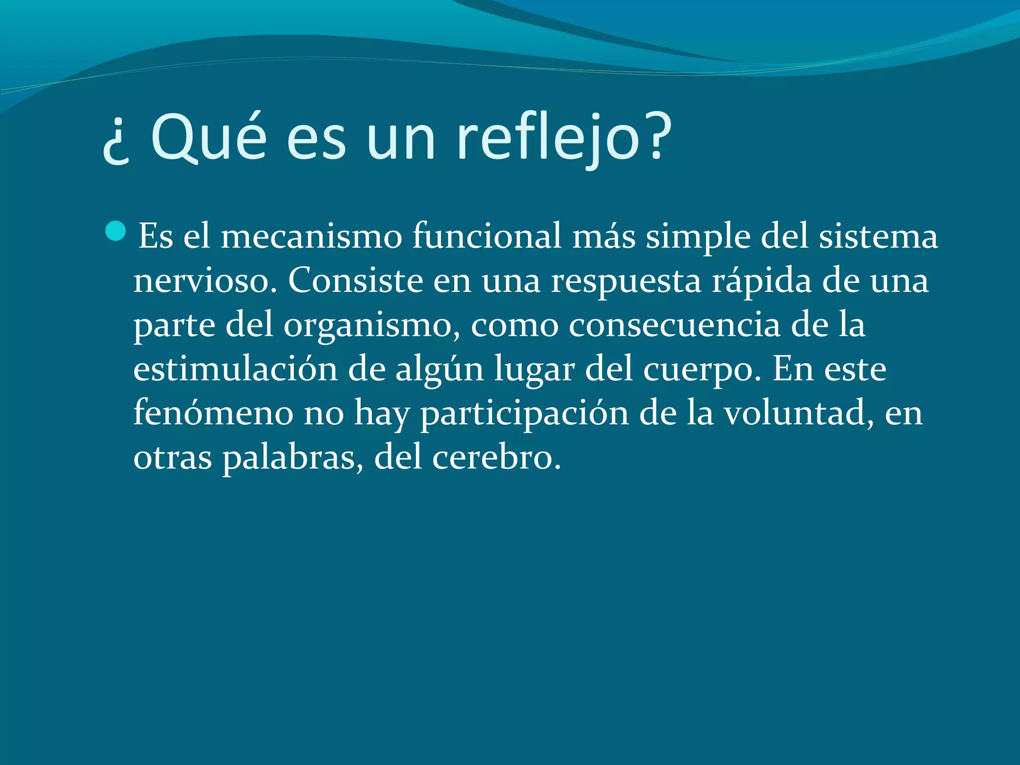 Mecanismo de reflejo | PPT | Descarga Gratuita