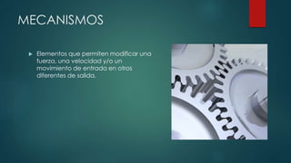 Mecanismos | PPTX