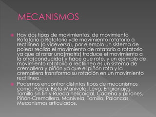 Mecanismos | PPTX