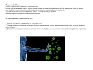 Mecanismos de defensa | PPTX