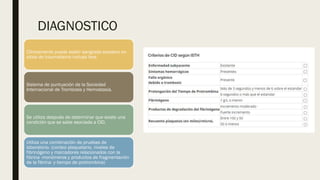 mecanismos de la coagulacion COAGULACION INTRAVASCULAR DISEMINADA.pptx