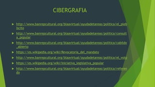 Mecanismos de participación ciudadana | PPTX