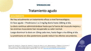 Miopatía proximal: Condiciones asociadas anexando tratamiento actual de ...