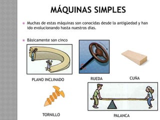 Presentación máquinas y mecanismos 2ºESO | PPTX