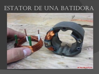 Mecanismos y circuitos de una batidora | PPT