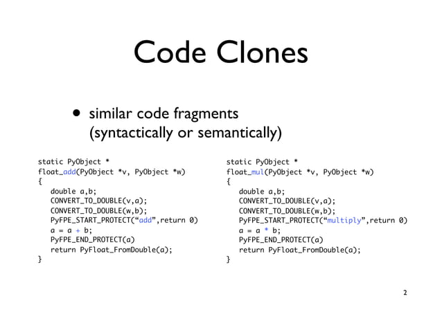MeCC: Memory Comparison based Clone Detector | PPT