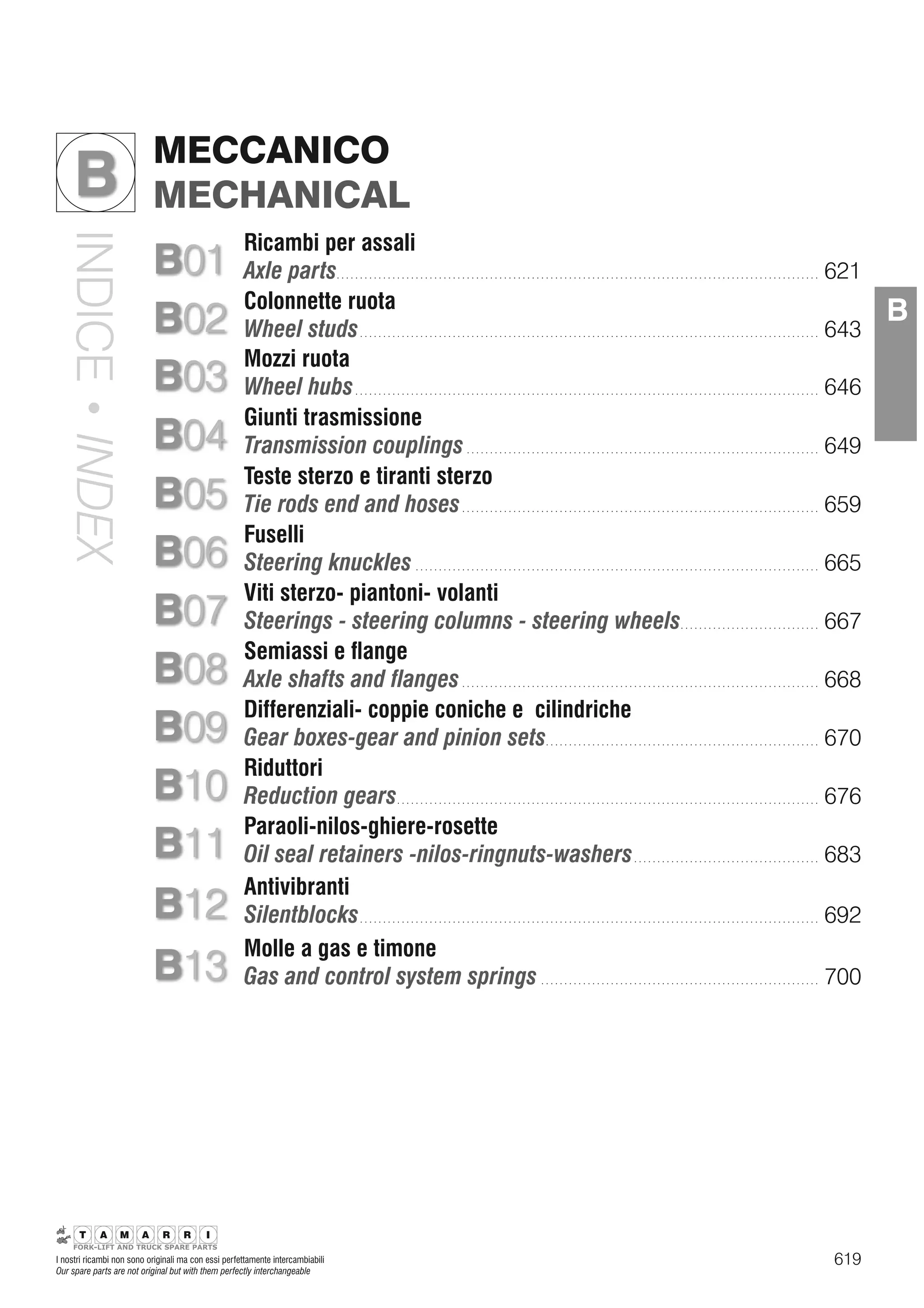 Meccanico e Ricambi - Catalogo Tamarri SpA | PDF