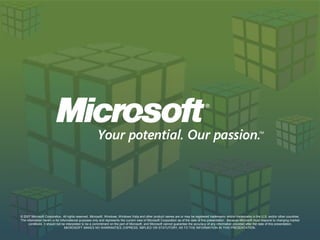 Microsoft Enterprise Cube | PPTX
