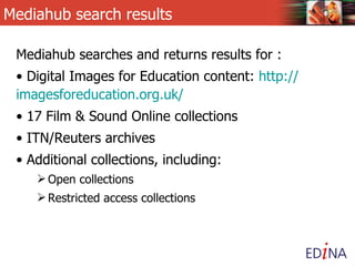Mediahub: developing the definitive academic video, image and sound ...
