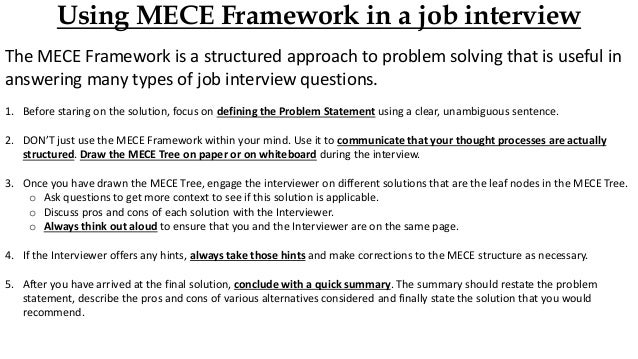 Mece Framework Studiousguy