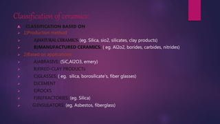 (ceramics)ppt.pptx' 1 | PPT