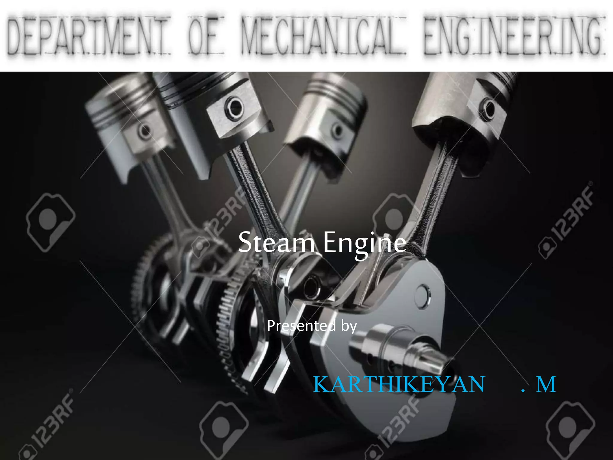 steam engine working and principle | PPTX