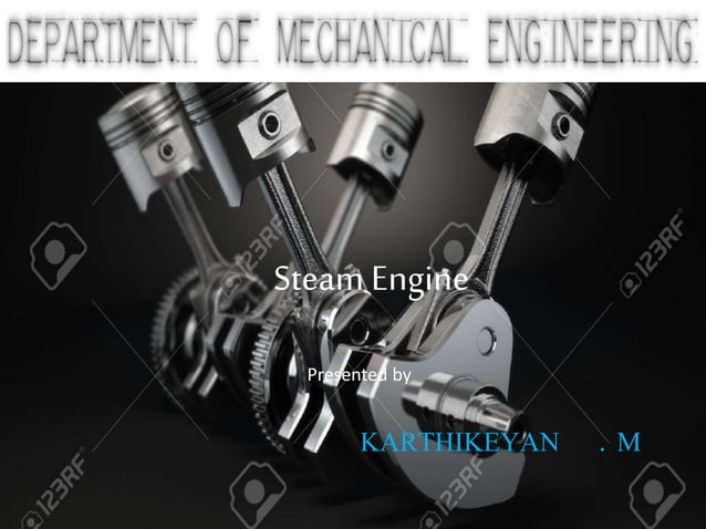 steam engine working and principle | PPTX