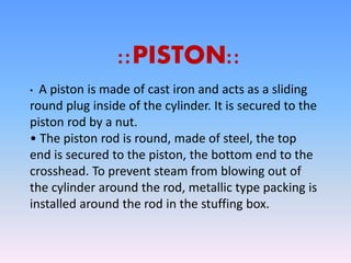 steam engine working and principle | PPTX