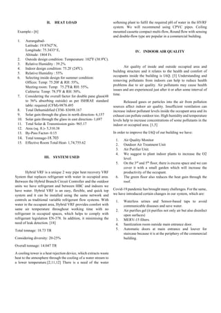 Design of HVAC system for commercial building | PDF