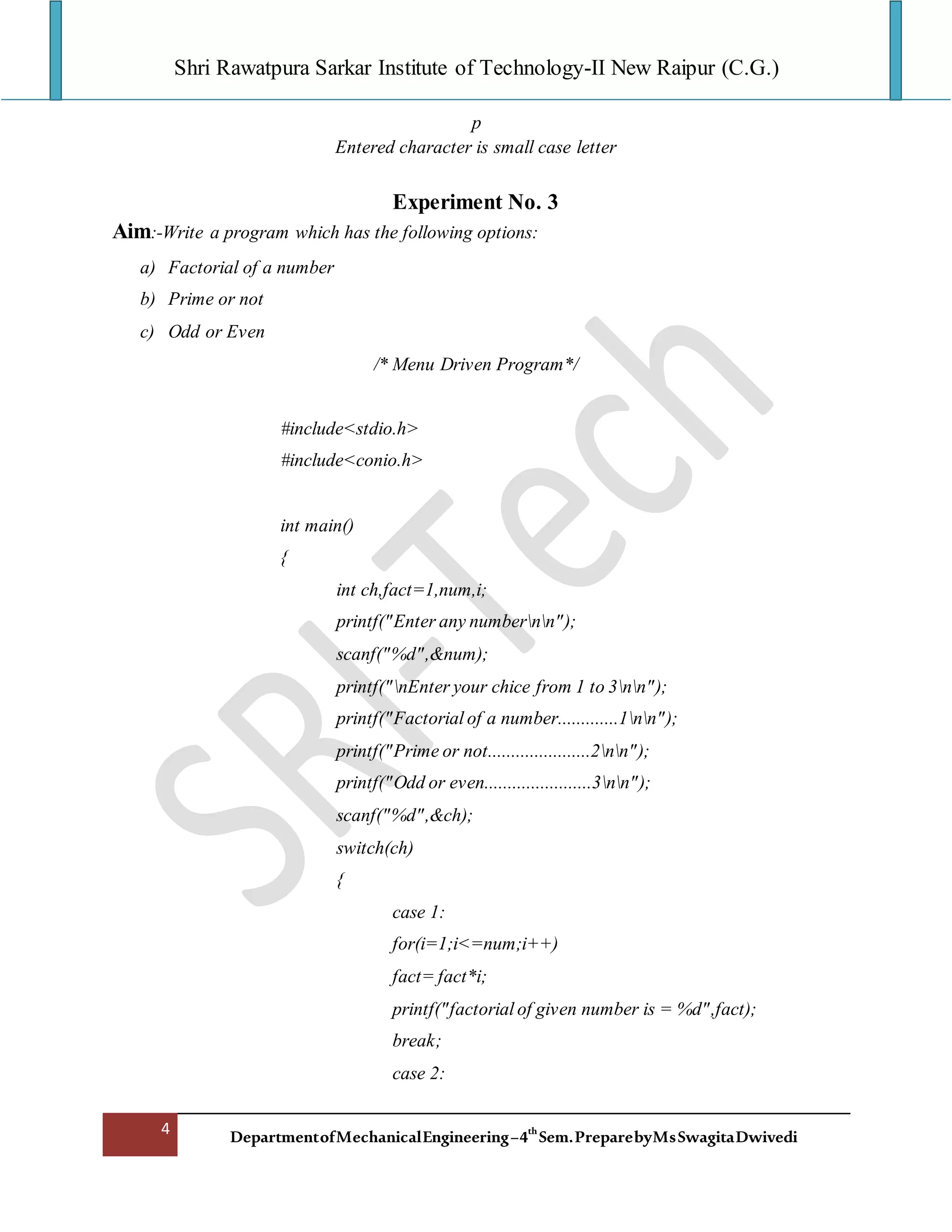 Mech nacp lab | DOCX