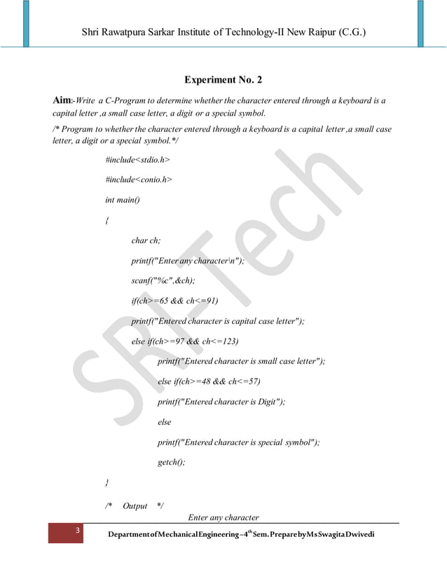 Mech nacp lab | DOCX