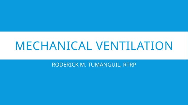 MECH-VENT-PPt123457575848484883838489494 | PPTX
