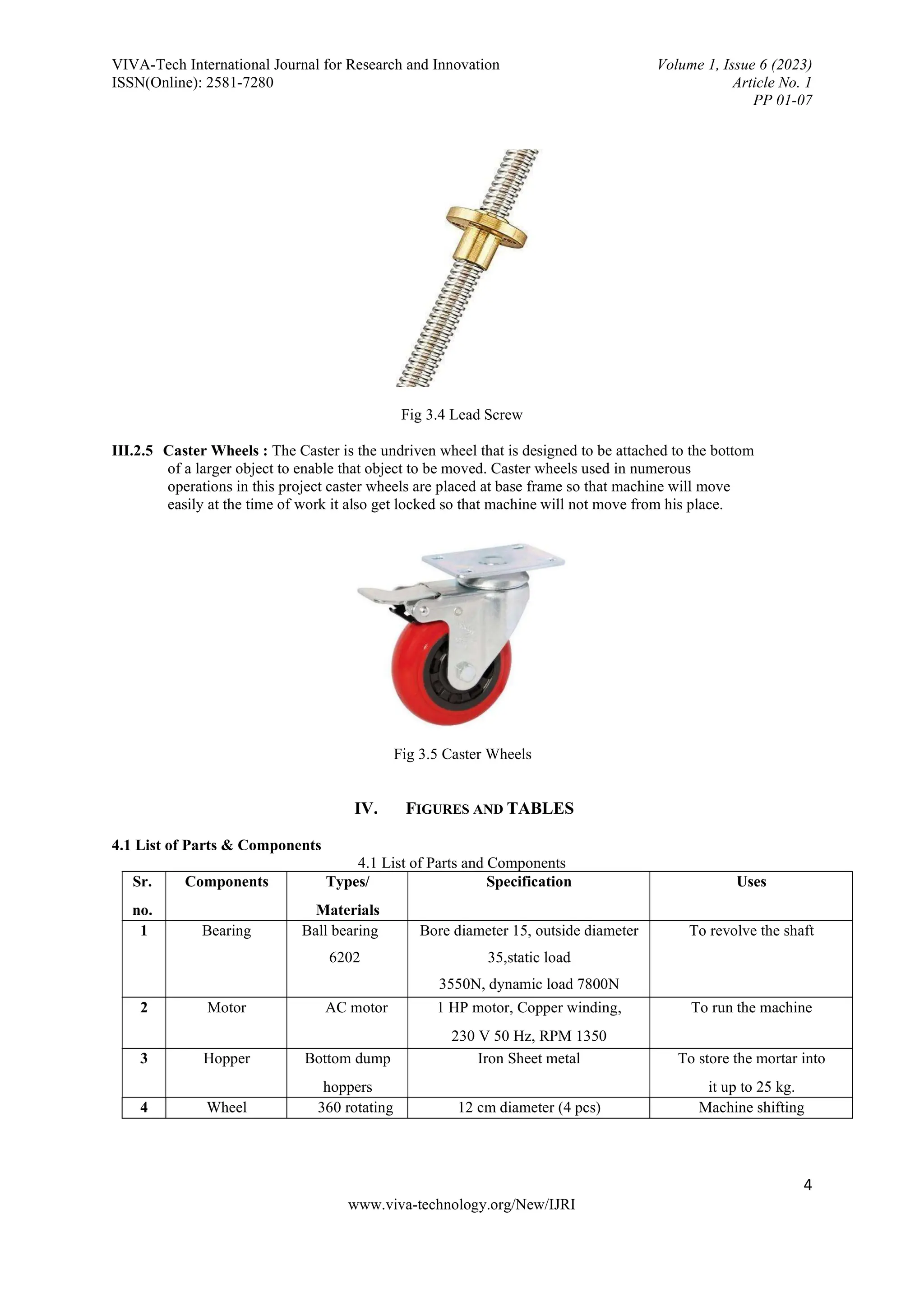 DESIGN AND FABRICATION OF AUTOMATIC CEMENT PLASTERING MACHINE | PDF