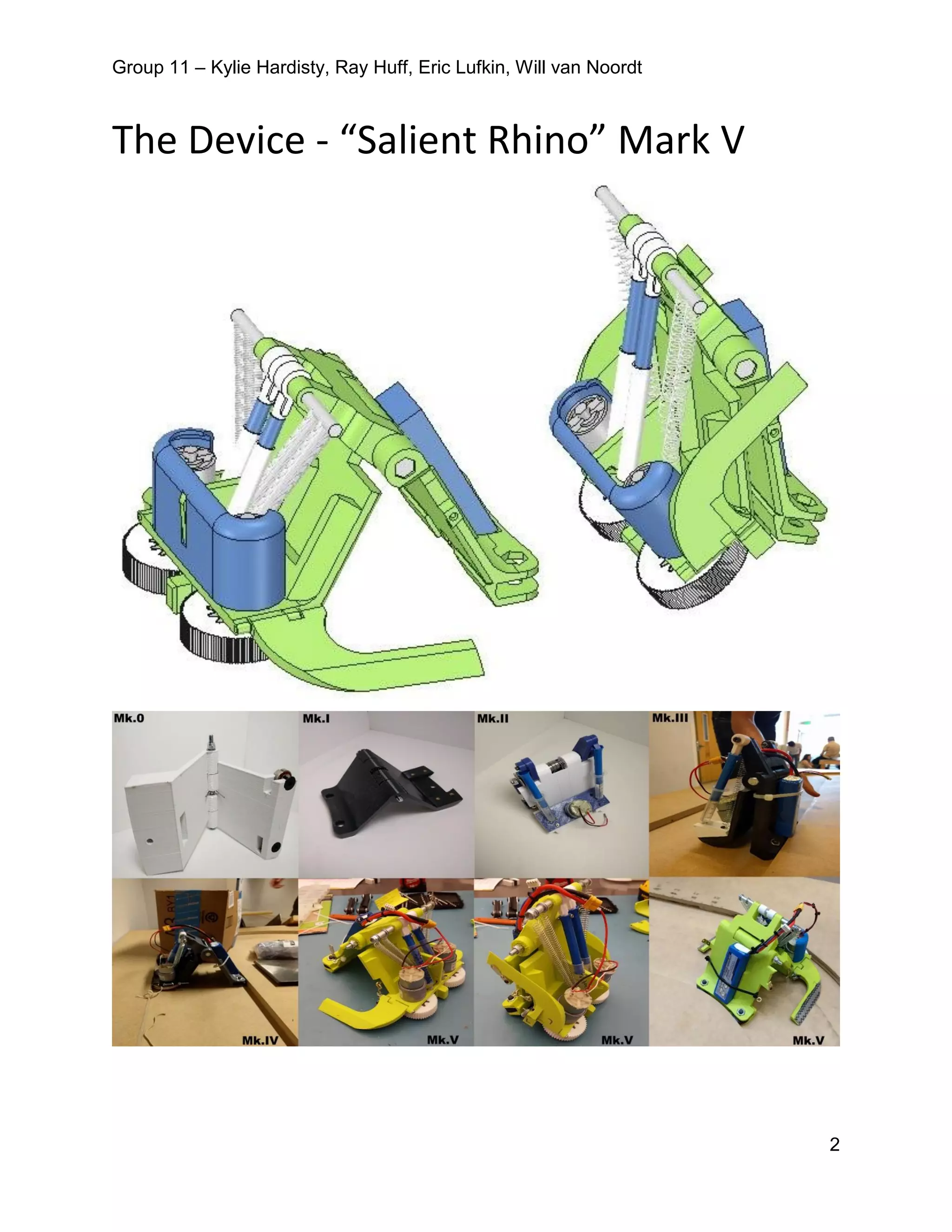 MECH202 Engineering Design Project Report | PDF