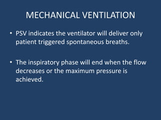 Mechanical Ventilation Part Two | PPT