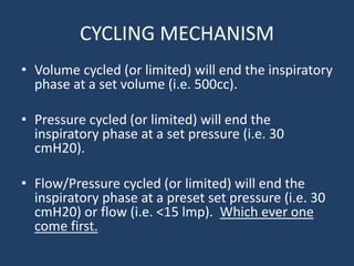 Mechanical Ventilation Part Two | PPTX