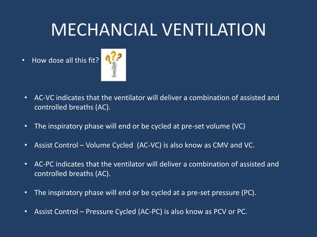 Mechanical Ventilation Part Two | PPT