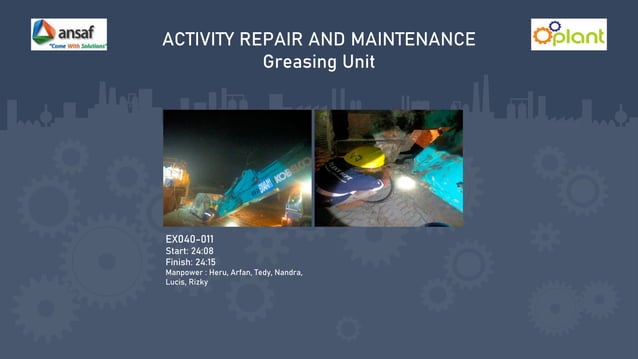 MECHANIC ACTIVITY REPORT SITE BORNEO BARA TIMUR MANDIRI 24 APRIL 2024 ...