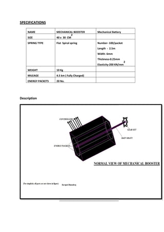 Mechanical booster- theory | PDF