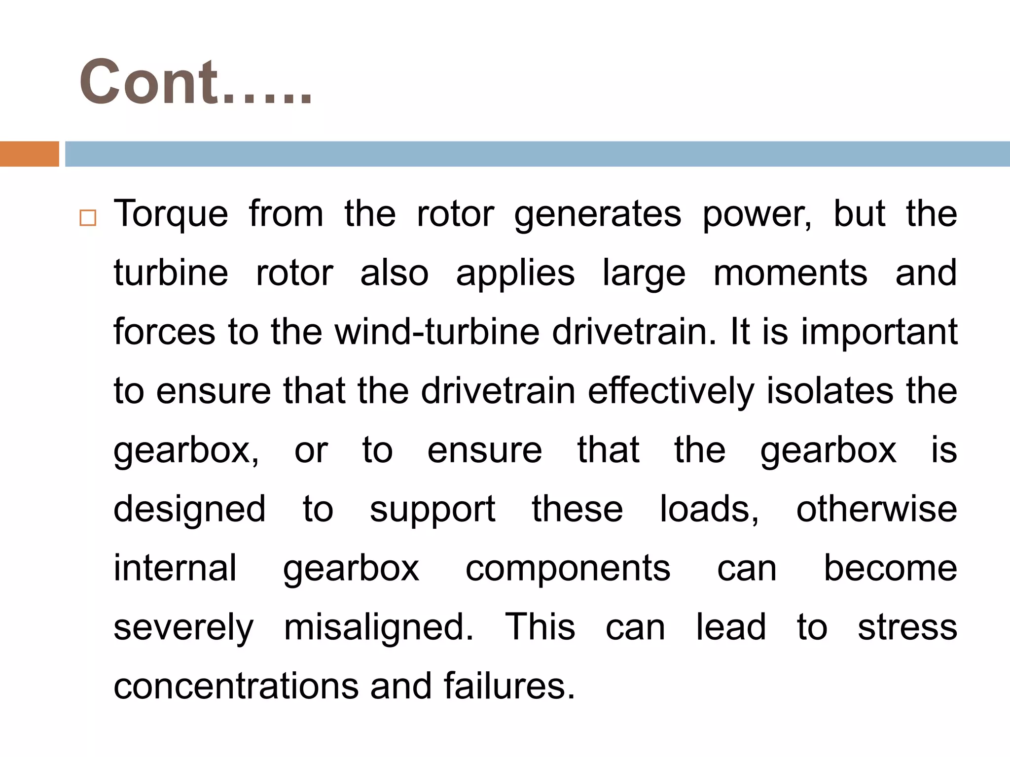 Wind turbine drive train | PPTX