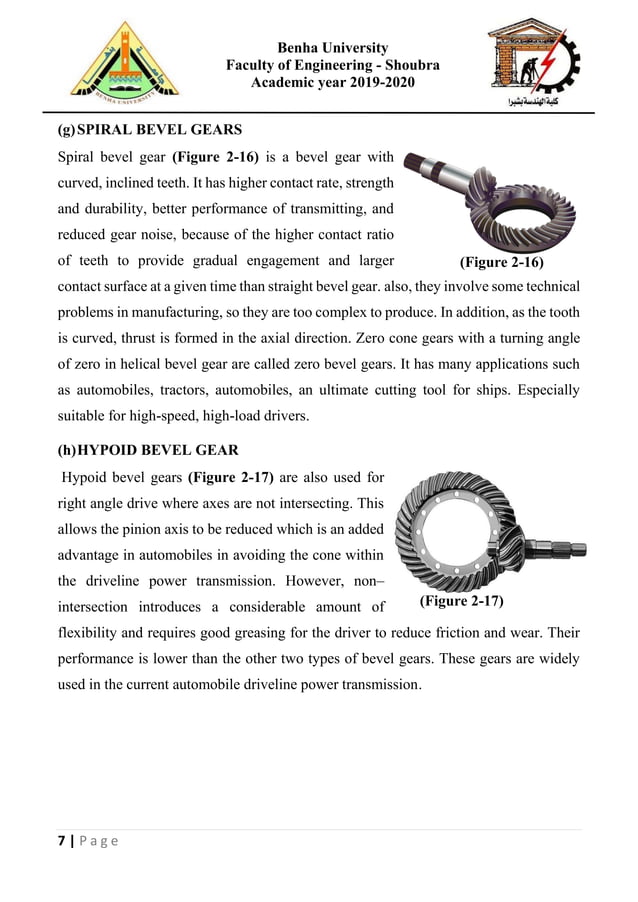 Types of Gears | PDF