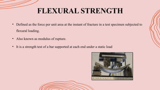 mechanical properties of dental materials | PPTX