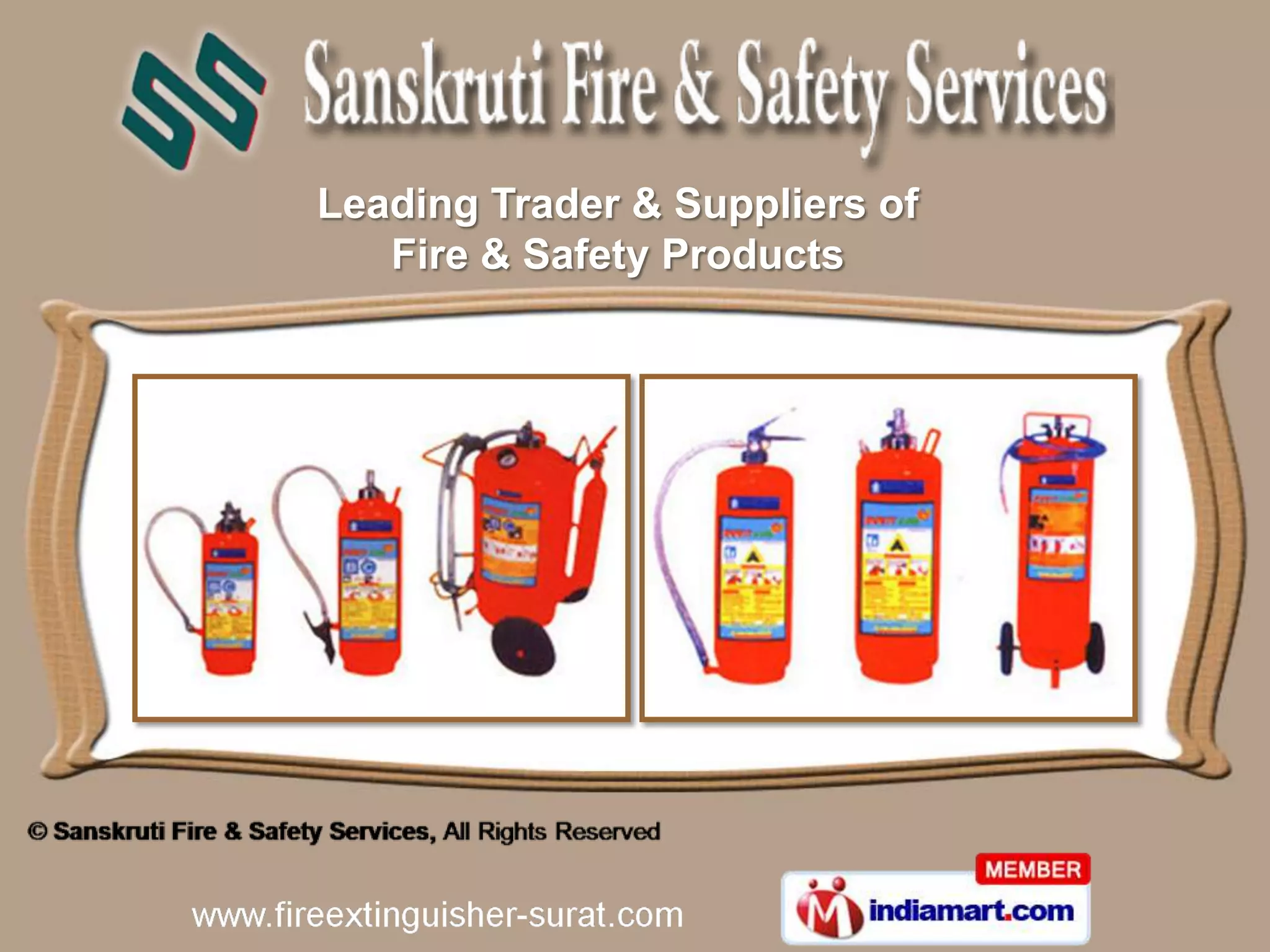 Mechanical Foam Type Fire Extinguishers by Sanskruti Fire & Safety ...