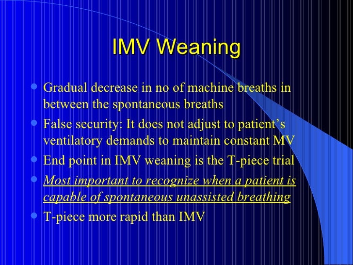 Mechanical Ventilation